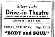 Silver Lake Drive-in Theatre is located in Perry, New York